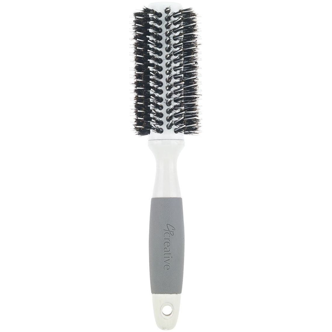 Ceramic Barrel Round Boar Bristle & Nylon Mix Hair Brush – Creative Pro ...