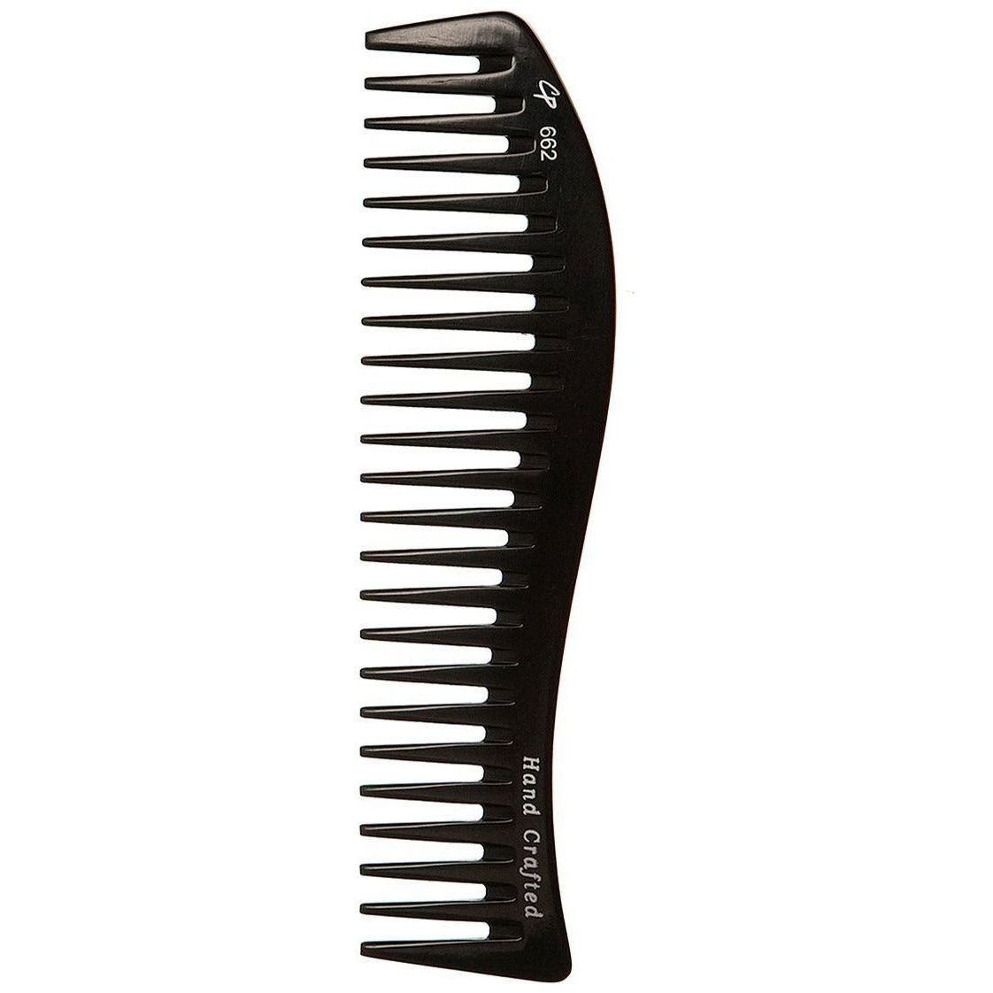 Curved Wide Tooth Hard Rubber Comb (7.5 in) – Creative Pro Hair Tools